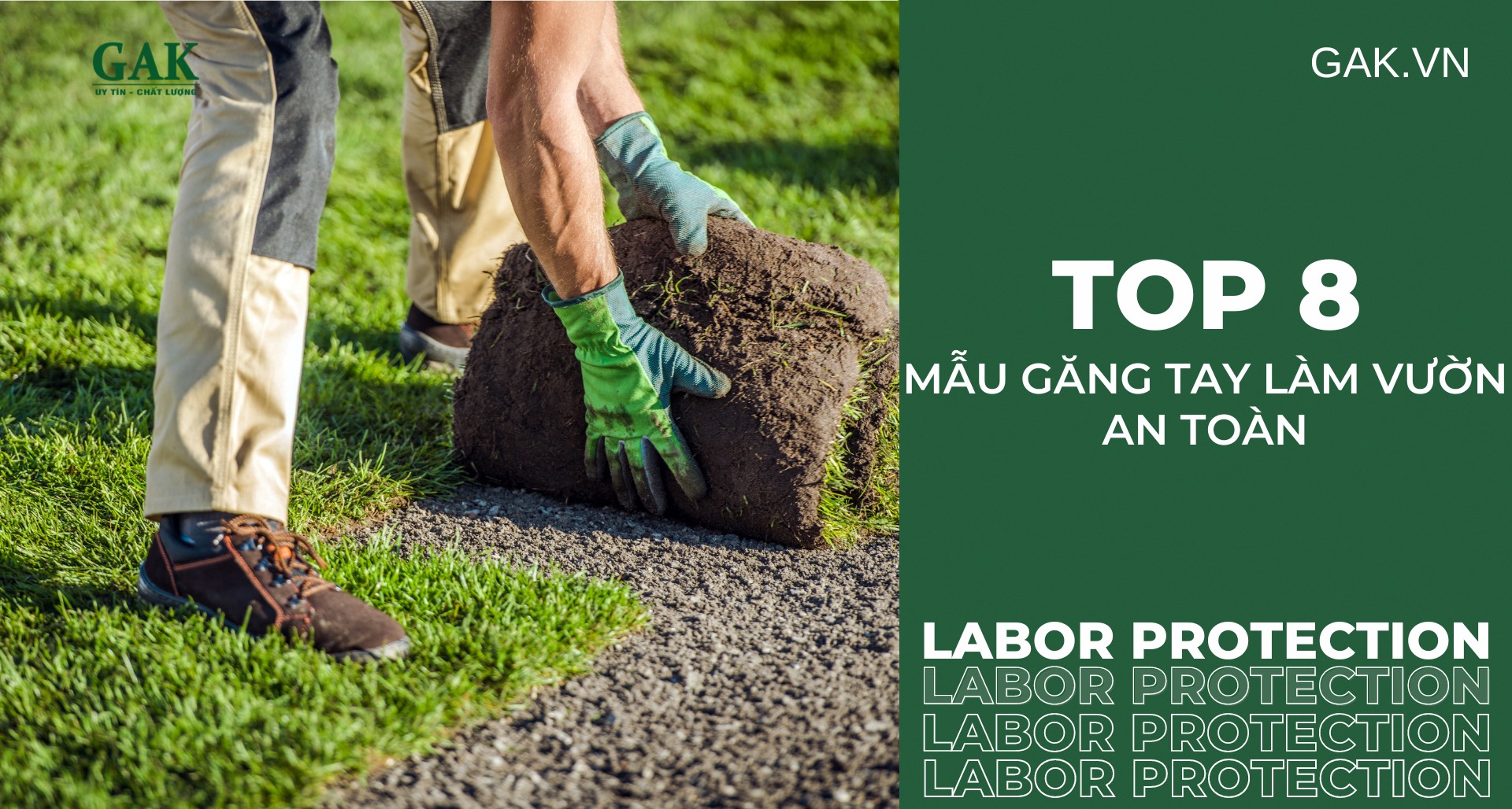 Top 8 mẫu găng tay làm vườn an toàn và chất lượng nhất