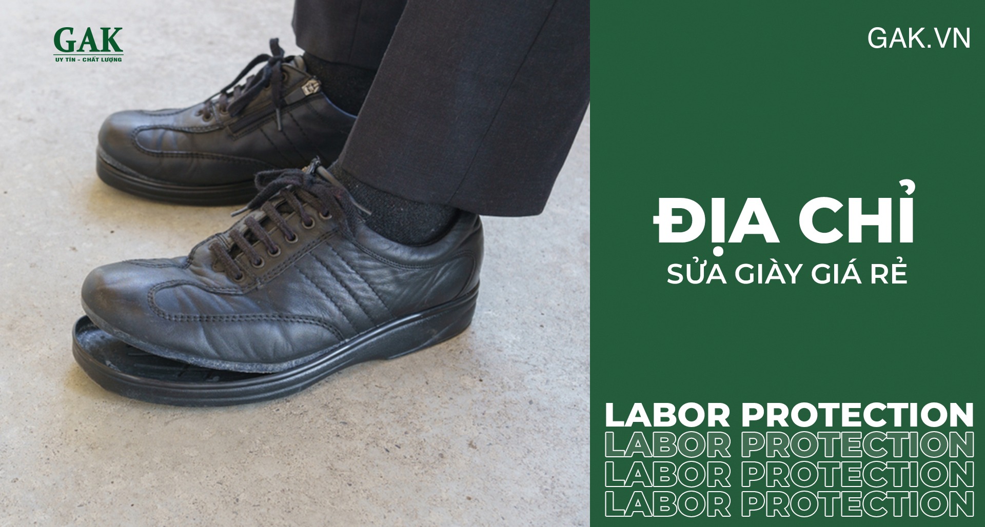 Địa chỉ sửa giày, dán giày giá rẻ tại TPHCM
