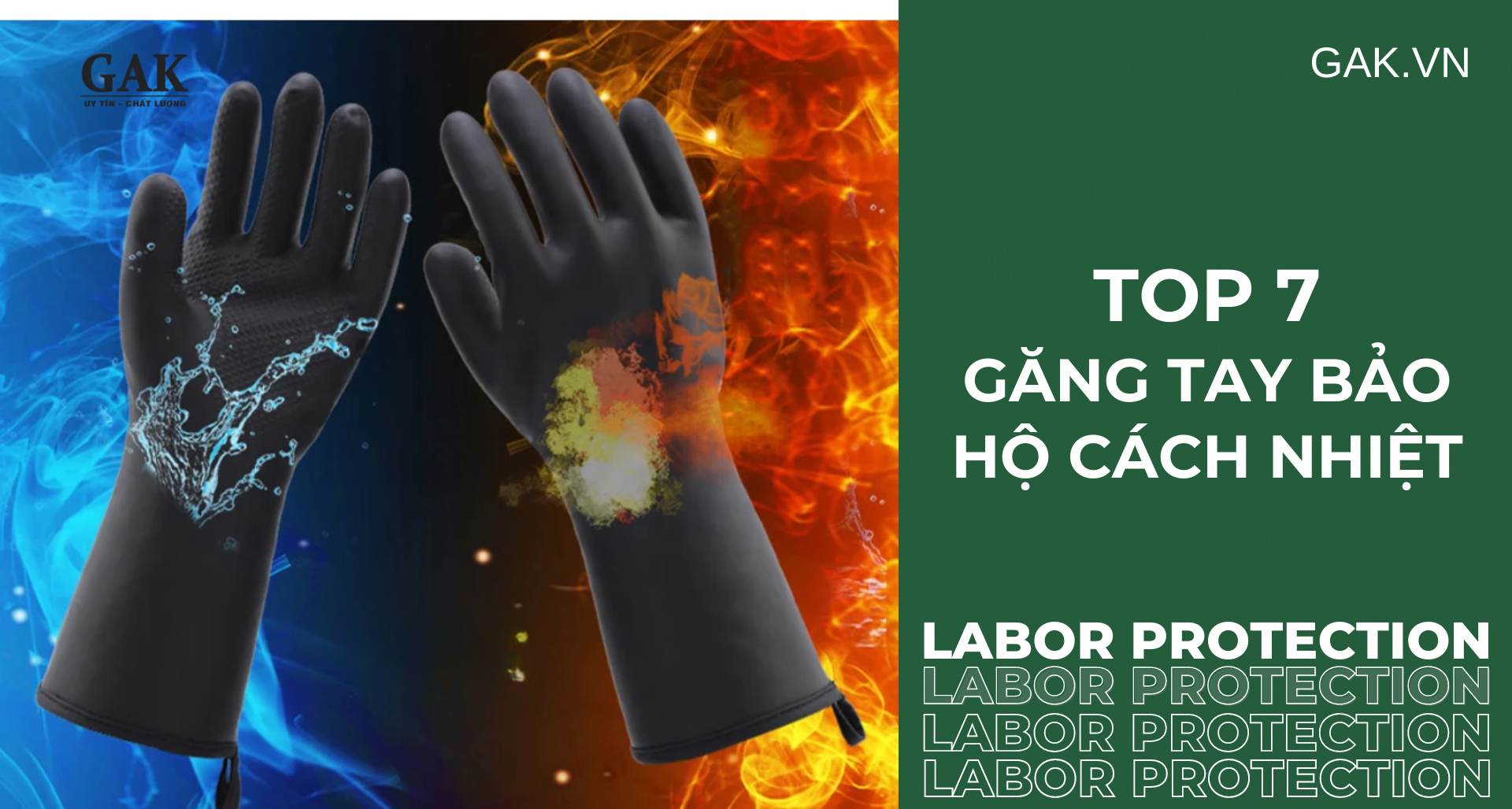 Top 7 Loại Găng Tay Bảo Hộ Cách Nhiệt tốt nhất thị trường hiện nay