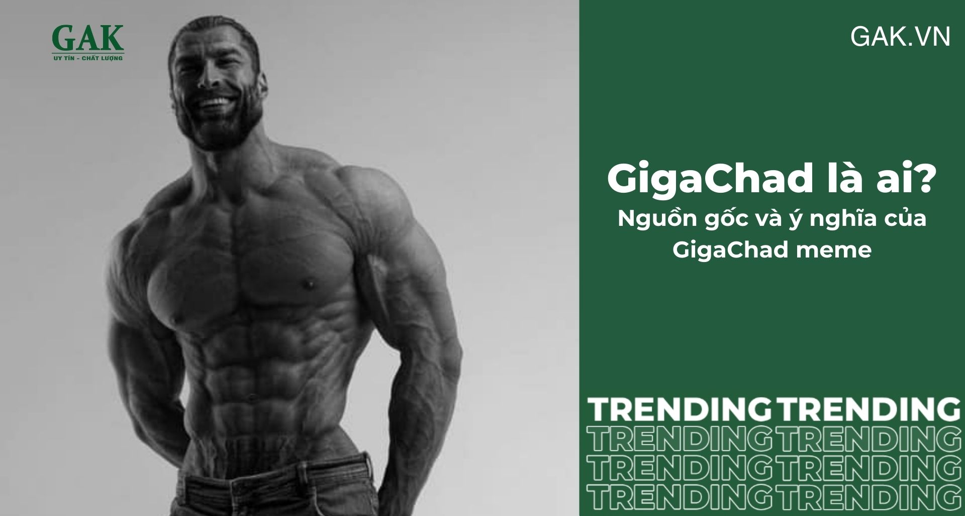 GigaChad là ai? Nguồn gốc và ý nghĩa của GigaChad meme