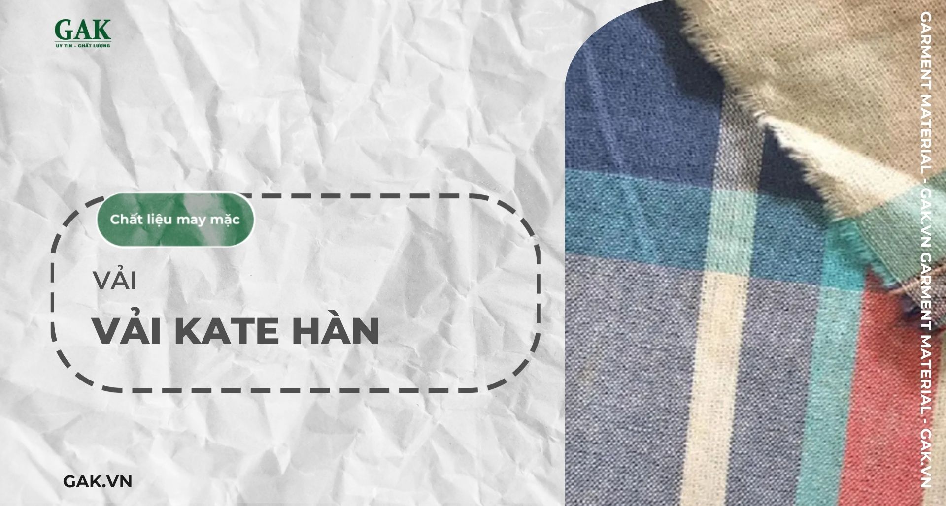 Vải Kate Hàn là vải gì? Ứng dụng và những điều cần biết về loại vải này